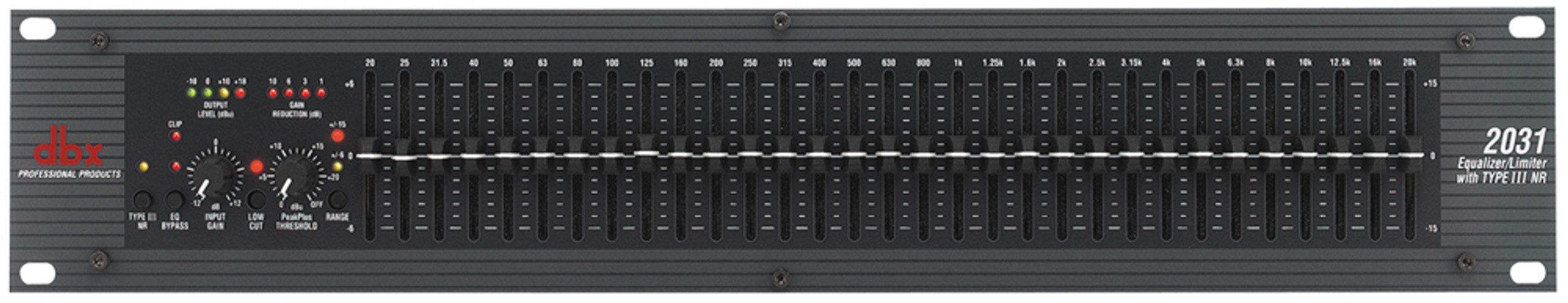DBX 2031 Single Channel 31-Band Graphic Equalizer/Limiter - OPEN BOX